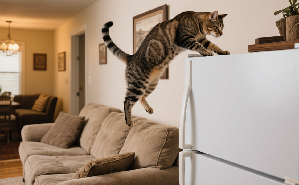 Wie weit können Katzen springen? | PAWSOMETIME – Pawsometime
